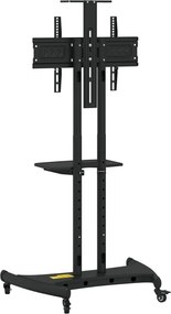 vidaXL TV stojan na kolečkách 32"–70" Max VESA 600 x 400 mm 60 kg [379578]