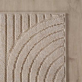Ayyildiz, Kusový koberec Helix 2201 beige, 80x150, béžová, chodba / předsíň