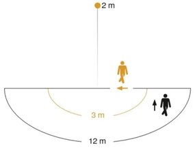 STEINEL 005535-Venkovní nástěnné svítidlo se senzorem L585S 1xE27/60W černá IP44