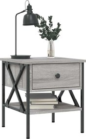 vidaXL Noční stolek 40 x 42 x 45 cm kompozitní dřevo [825959] Barva: hnědý dub