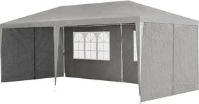 Juskys Párty stan 3x6 m - tmavě šedá