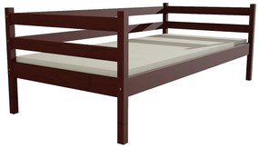 Dětská postel masiv 028 borovice masiv 90 x 200 cm ořech