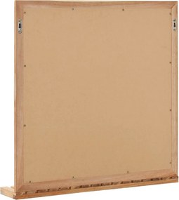 Koupelnové zrcadlo 60 x 12 x 62 cm masivní ořechové dřevo 247605