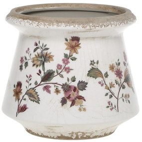 Keramický květináč / váza s květy Nancy - Ø 15*13 cm