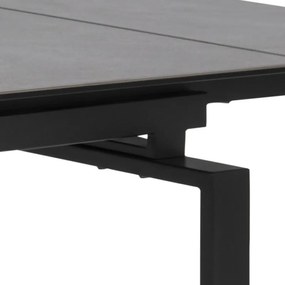 Rozkládací stůl Huddersfield 160-240x85 cm černý