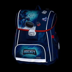 Oxybag PREMIUM - školní set Hokej 3 ks: aktovka, penál, sáček