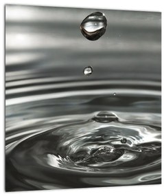 Obraz kapky vody (30x30 cm)