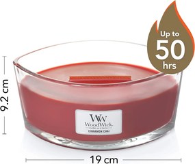 WoodWick vonná svíčka s dřevěným knotem Elipsa Elipsa Cinnamon Chai 453,6 g