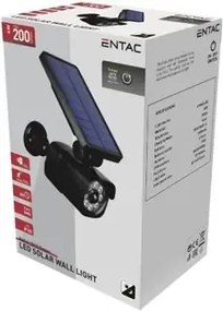 Entac solární LED svítidlo s atrapou kamery 4W / Venkovní svítidlo / P