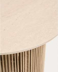 Kovový kulatý zahradní stolek ø 55 cm Orosei – Kave Home