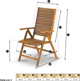 Fieldmann FDZN 4101 Zahradní křeslo