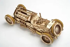 Ugears 3D dřevěné mechanické puzzle U9 Auto (Grand Prix) / od 14 let /