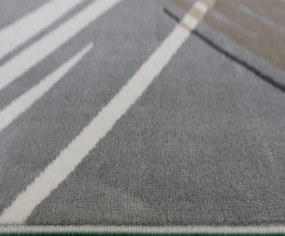 BE Koberec Lotus 9304 GREY - šedý obdélníkový Rozměr: 50x80 cm