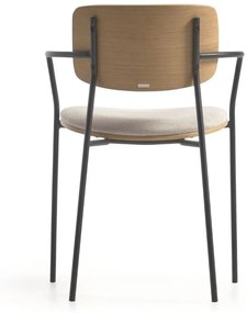 Světle hnědá dubová jídelní židle Kave Home Maureen
