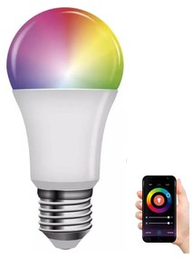 EMOS | LED RGB Stmívatelná žárovka GoSmart A60 E27/11W/230V 2700-6500K Tuya | EMS1034