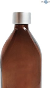 Dávkovač mýdla MONA 500 ml se stříbrným těsnícím uzávěrem