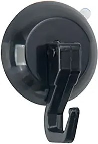 MSV háček s přísavkou černý / Háček / plast / průměr 5,5 cm / nosnost