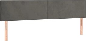 Box spring postel s matrací tmavě šedý 120x190 cm samet 3269984