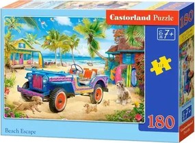 Castorland 018598 Puzzle Útěk na pláž / 180 dílků / od 7 let