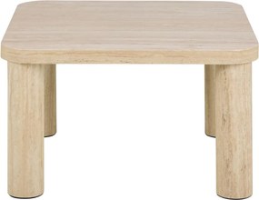 Konferenční stolek Solano 60 cm béžový travertin