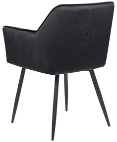 Set 2 ks jídelních židlí Jasminka (černá). 1080531