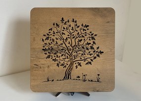Li-Go "Ořešák" lampa 31x31 cm provedení povrchu: černá s patinou
