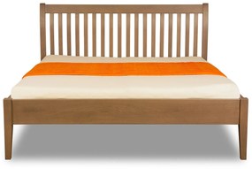 Krajča Manželská postel z masivu Almeria 160 x 200 cm (buk) Povrchová úprava: Moca, Druh dřeva: Buk