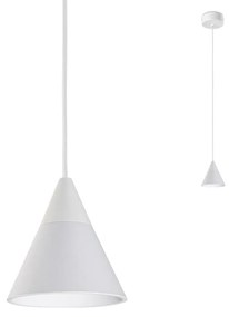 Redo 01-1750 závěsné LED svítidlo Eiko pískově bílé, 6W, 3000K, ø7,2cm