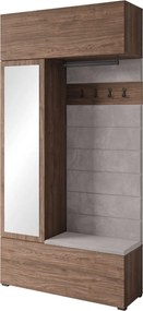 Šatní skříň se sedákem do předsíně 115 cm Tejo ořech Villa