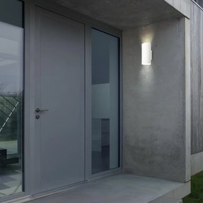 BRI 3786016 Lima LED venkovní nástěnné svítidlo, nabíjecí, 3 krokový dotykový stmívač, časovač, bílé - BRILONER