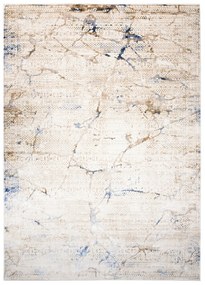 Kusový koberec Hegla krémovo-modrý 80x150cm