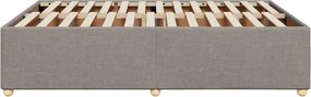 Rám postele bez matrace taupe 140 x 200 cm textil 3284740