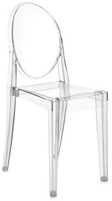 Výprodej Kartell designové židle Victoria Ghost - čirá
