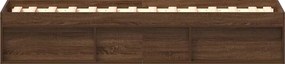 Rám postele hnědý dub 75 x 190 cm Small Single 3203851