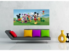 Dětská fototapeta Mickey Mouse a kamarádi, 202 x 90 cm