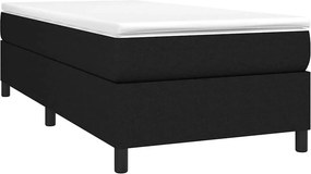 Rám postele s boxspringem černá 90x190 cm textil 3120824