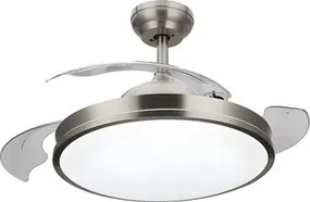 Philips Atlas nikl / Stropní svítidlo s ventilátorem / 28W+35W / 4500l