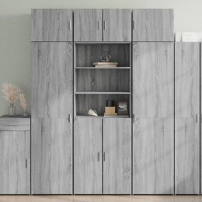 Skříň highboard šedá sonoma 70 x 42,5 x 185 cm kompozitní dřevo 3281376