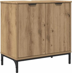 Sada koupelnového nábytku 4 ks Artisanový dub 3393122