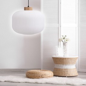 Toolight Toolight, stropní svítidlo ze skla 1xE27, bílá, OSW-04412