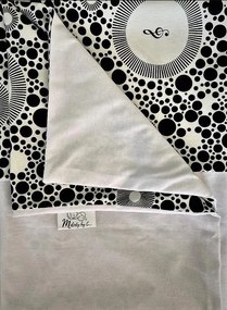Caratti Letní deka Melody 70 x 85 cm Černobílá - bílá