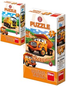 DINO Puzzle 60 dílků TATRA Auta skládačka 24x22cm 6 druhů dn383098