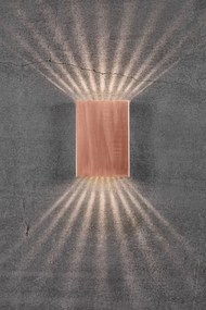 NOR 2019051030 Venkovní nástěnné svítidlo Fold 15 2x5W LED měď čirá - NORDLUX