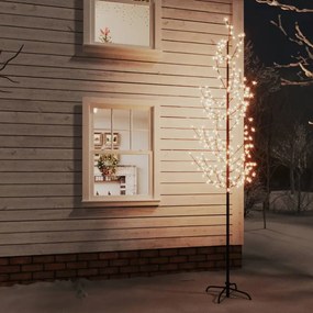 Rozkvetlá třešeň s 368 teplými bílými LED 300 cm