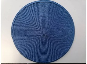 Prostírání na stůl tkané - Kulaté modré