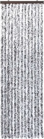 Závěs proti hmyzu hnědý a béžový 56 x 185 cm Chenille 284276