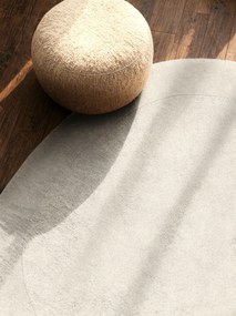 Villeroy & Boch Kusový koberec Kivi 106285 Cream, 160x160 (průměr) kruh, bílá, ložnice