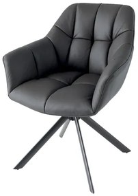 Designová otočná židle Vallerina černá