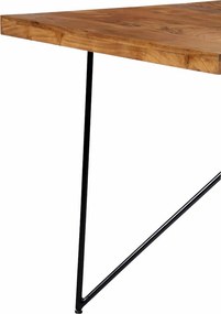 Jídelní stůl 180 x 90 x 76 cm masivní akáciové dřevo 282881