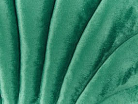 Sametový polštář 47 x 35 cm zelený CONSOLIDA Beliani